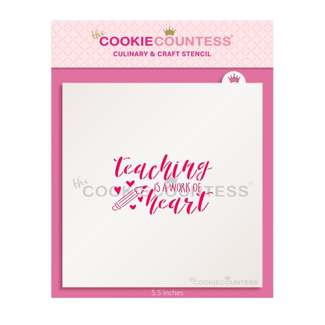 Sayings Stencils — The Cookie Countess