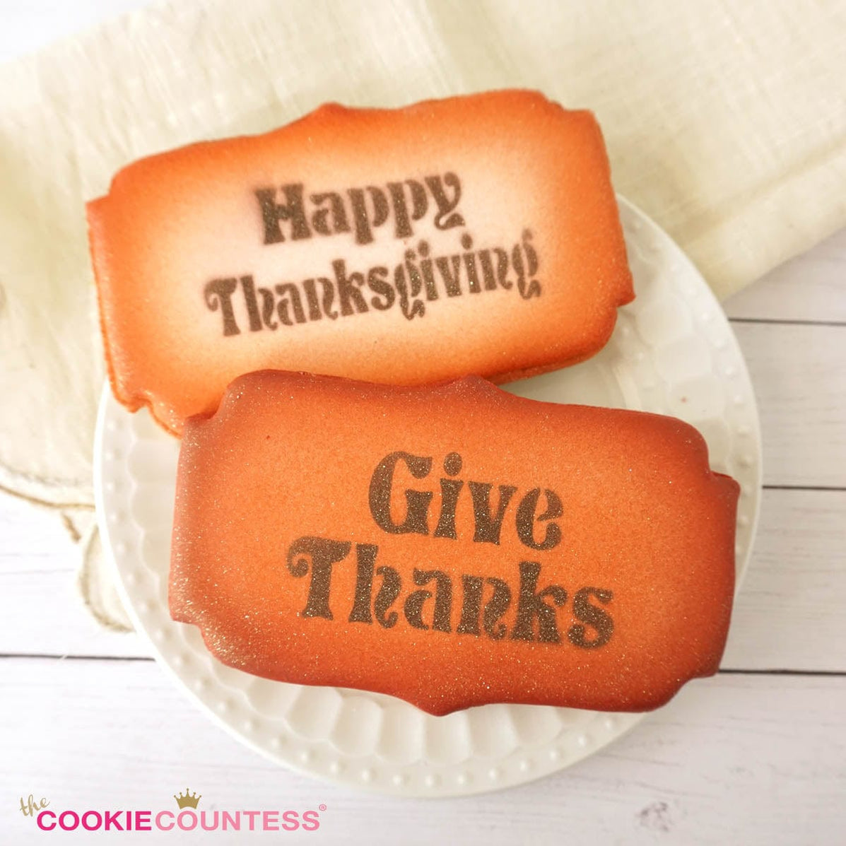 Thanksgiving Phrases Cookie Stencil - Made in USA — The Cookie Countess