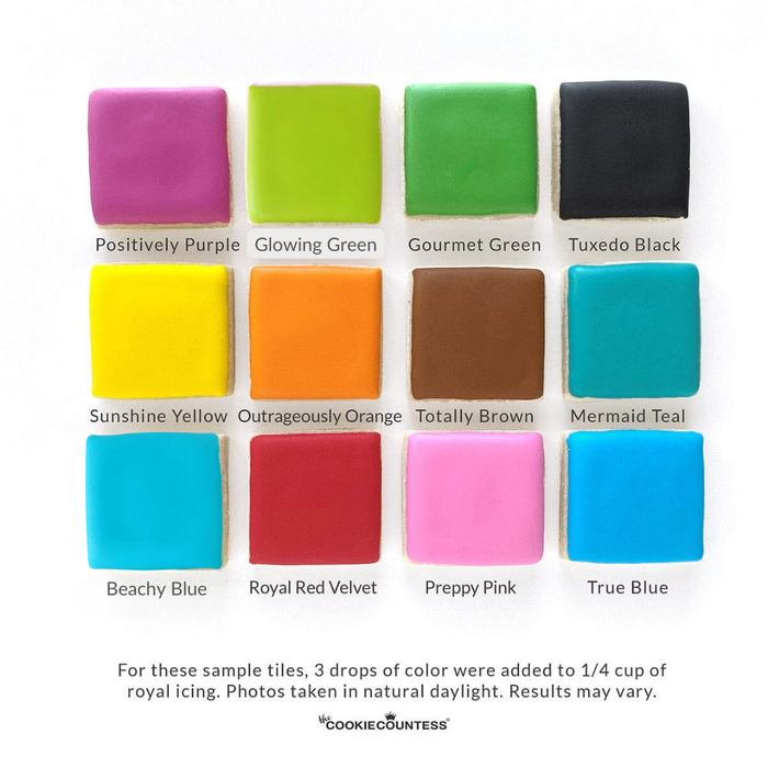 Cookie Countess Gel Food Color Set - Core Set — The Cookie Countess