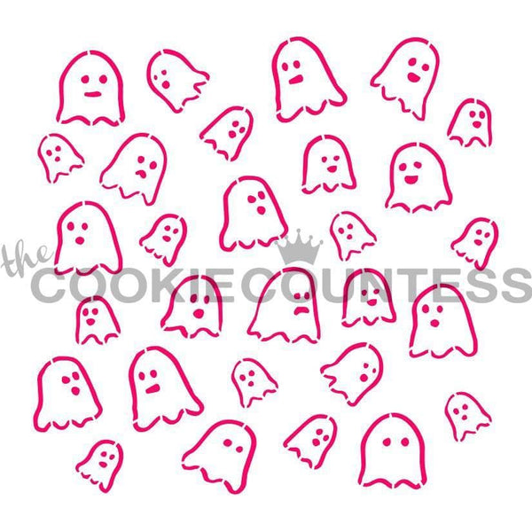 Cute Ghost Stencils