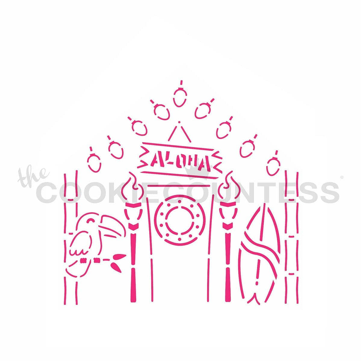 Tiki Beach Bum House - Gingerbread House Kit — The Cookie Countess