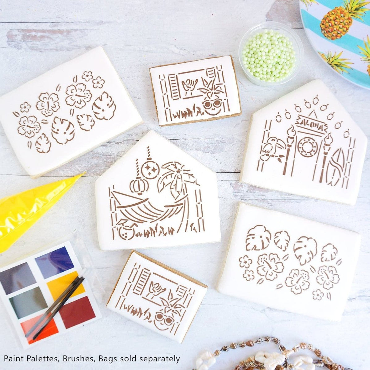 Tiki Beach Bum House - Gingerbread House Kit — The Cookie Countess