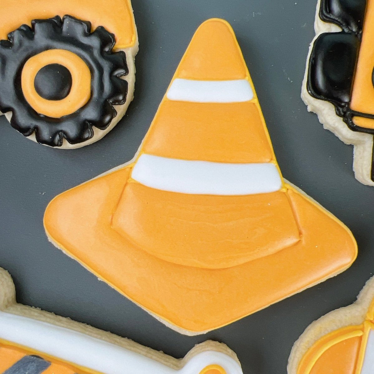 Traffic Cone Cookie Cutter — The Cookie Countess