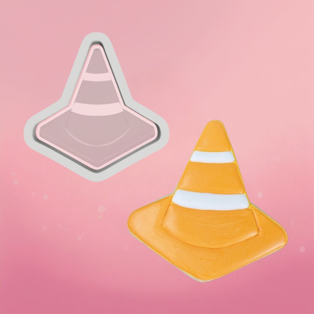 Traffic Cone Cookie Cutter — The Cookie Countess