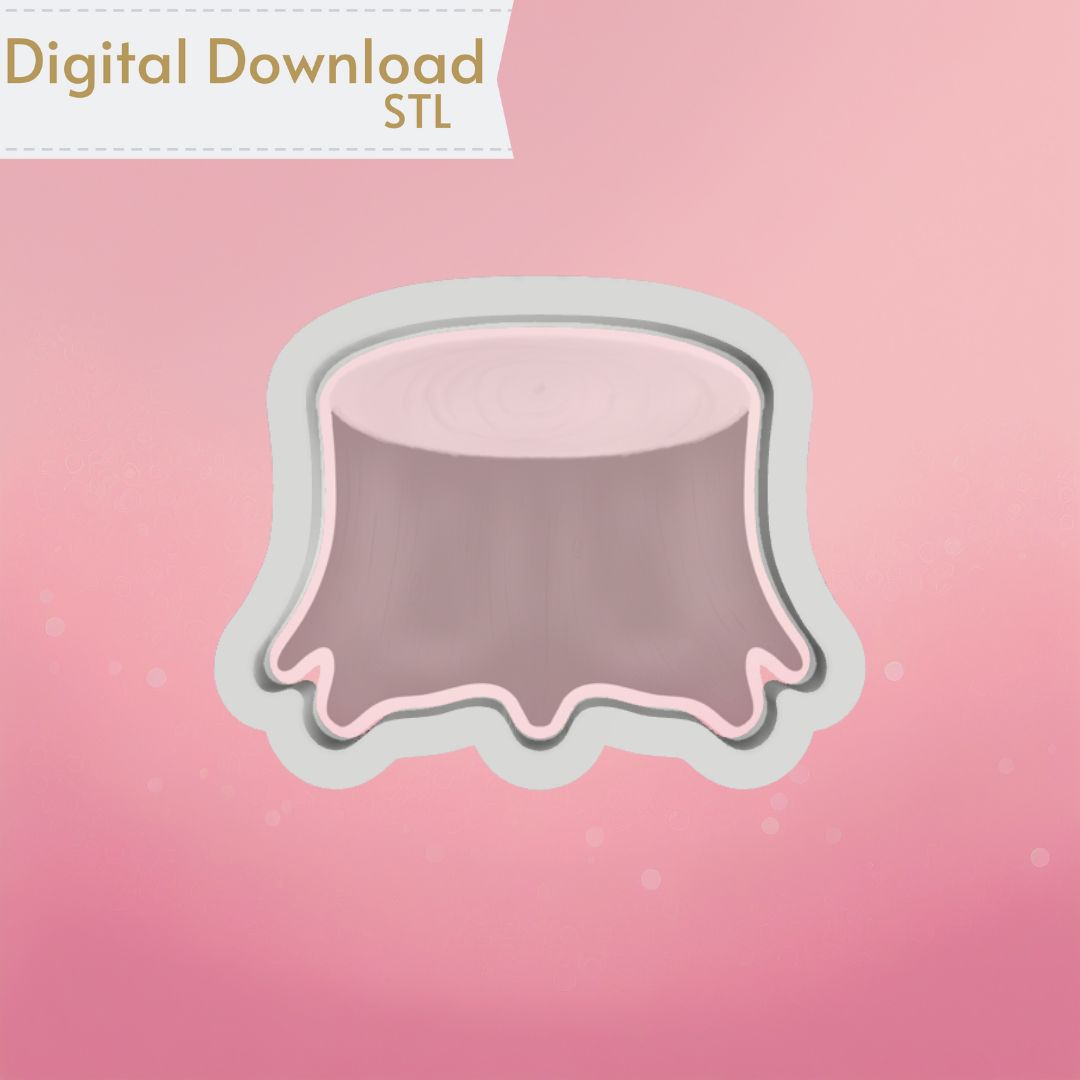 Tree Stump Cookie Cutter STL — The Cookie Countess