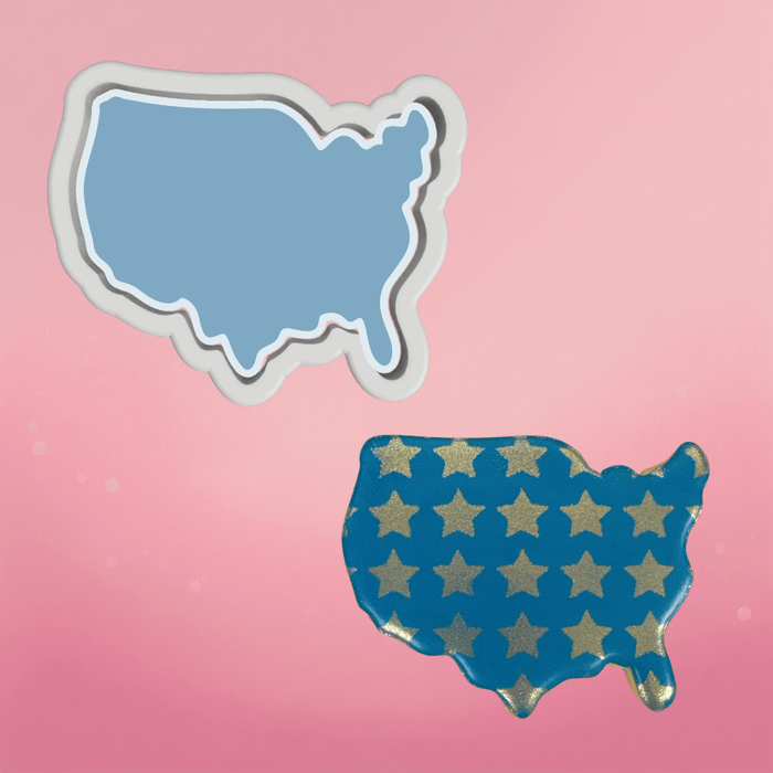 USA Map Cookie Cutter — The Cookie Countess