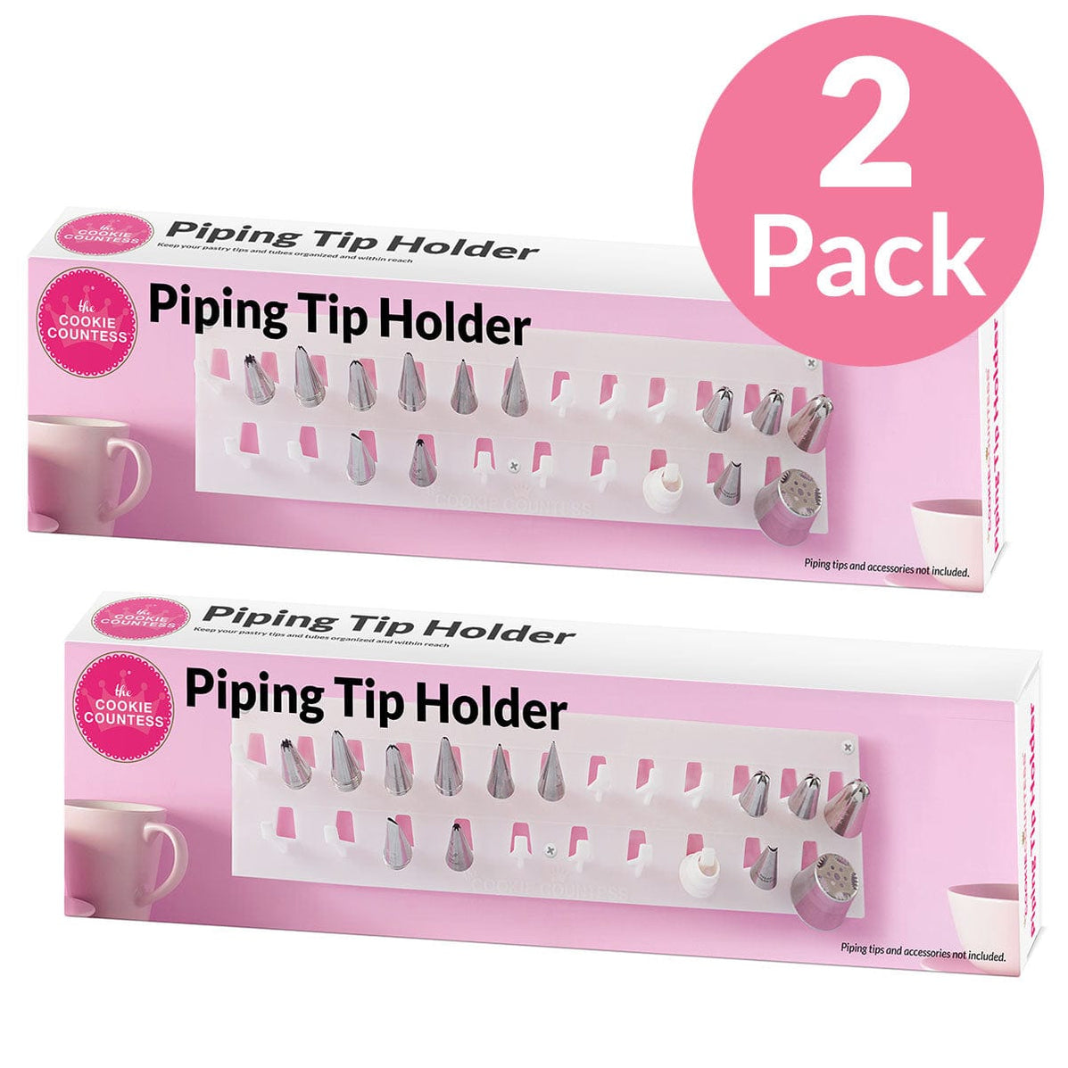 Wall Mounted Piping Tip Holder Organizer — The Cookie Countess