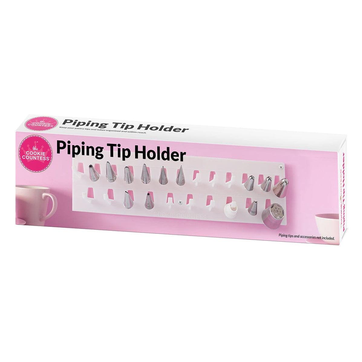 Wall Mounted Piping Tip Holder Organizer — The Cookie Countess
