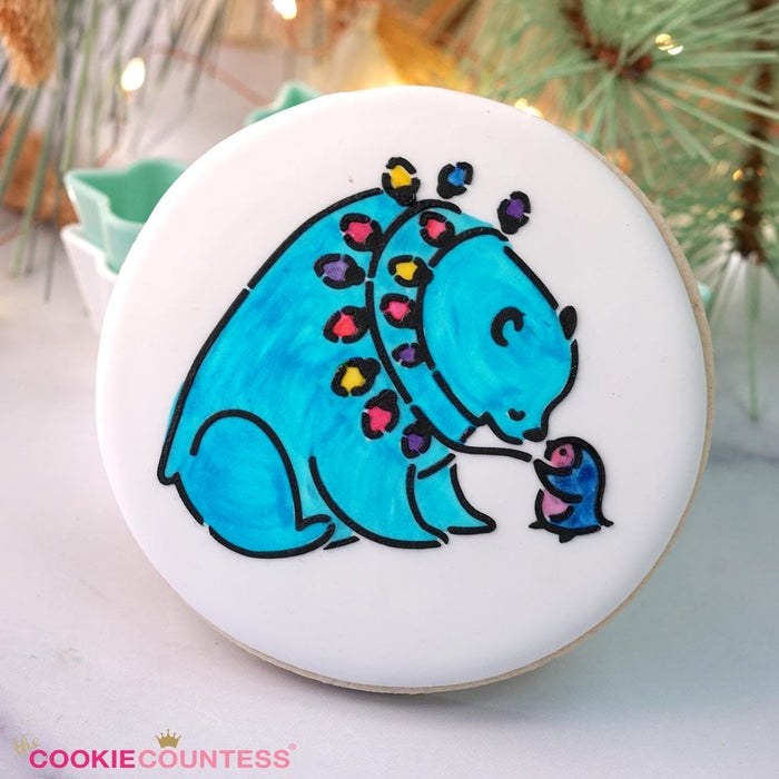 Winter Friends PYO Stencil — The Cookie Countess